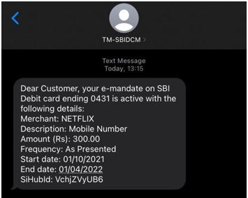 FAQ on E-Mandate on Debit Cards - Personal Banking